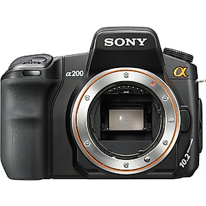 Sony Alpha A200K 10.2MP Digital SLR Camera Kit with Super SteadyShot Image Stabilization with 18-70mm f/3.5-5.6 Lens