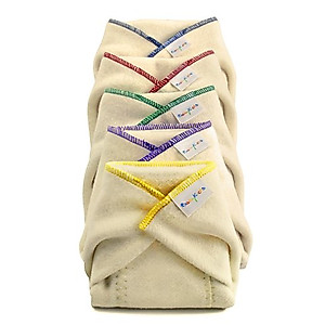 BabyKicks 3 Pack Prefold Diaper, x-Large