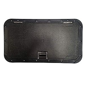 RABUD 10x20 Black Handle Lever Hatch (1020HLB)