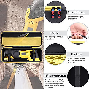 Khanka Hard Tool Case replacement for DEWALT DCS380B/DCS380P1 Cordless Reciprocating Saw