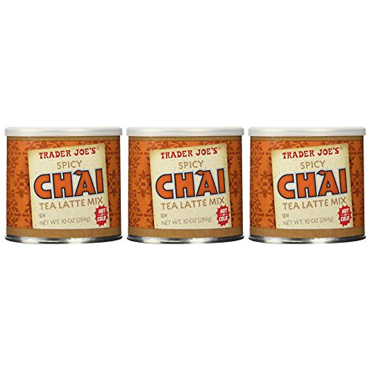 Trader Joe's Spicy Chai Tea Latte Mix 10 oz (Pack of 3)