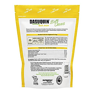 Nutramax Dasuquin with MSM Joint Health Supplement for Large Dogs - With Glucosamine, MSM, Chondroitin, ASU, Boswellia Serrata Extract, and Green Tea Extract, 150 Soft Chews
