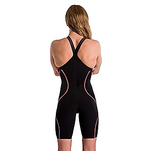 Speedo Women's Fastskin LZR Pure Intent Closed Back Kneeskin Black/Rose Gold 26