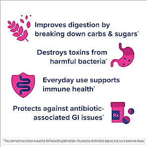 Florastor Kids Dual Action Probiotic Supplement, Strengthens Kids' Digestive & Immune Health, 20 Easy-to Mix Powder Sticks, Packaging May Vary