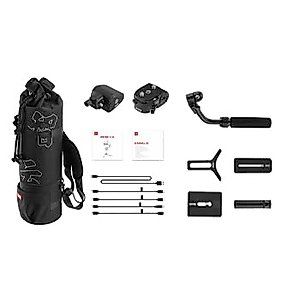 Zhiyun Weebill 3S Combo 3-Axis Gimbal Stabilizer for DSLR and Mirrorless Camera Compatible with Sony Nikon Canon Panasonic LUMIX Extendable Sling Grip Integrated Fill Light PD Fast Charge