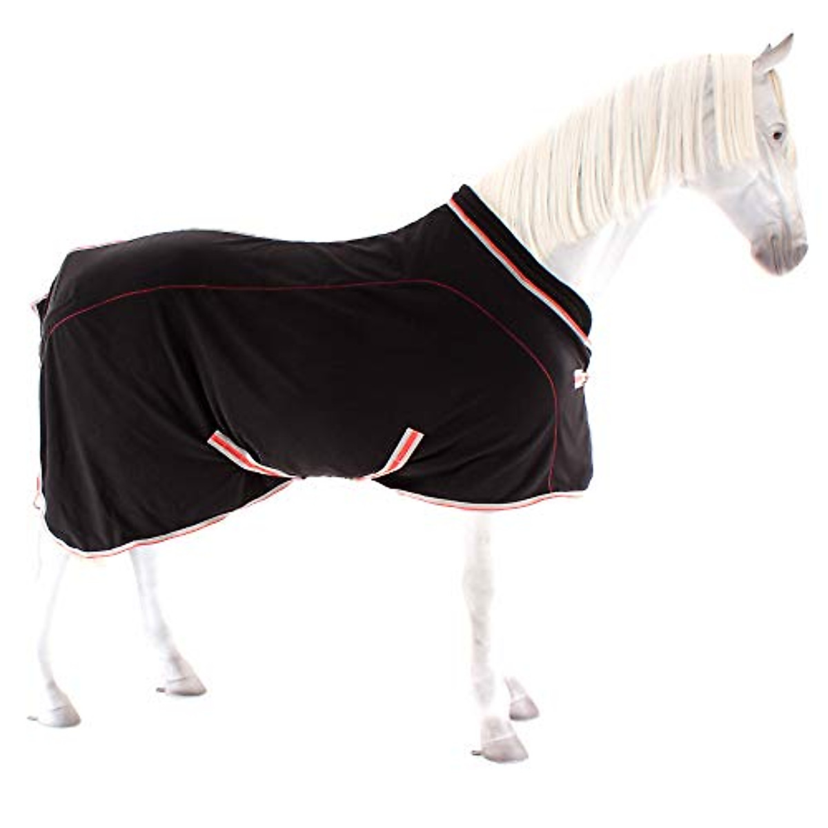 WeatherBeeta Therapy-Tec Fleece Standard Neck, Black/Silver/Red, 78"