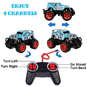 NARRIO Kids Toys for 3 4 5 6 Year Old Birthday Gift, Remote Control Car for Boys 3-5 RC Cars Monster Trucks Age 4-7, Christmas Teen Gifts for 3-7 Year Old , Toddler Age 2-6