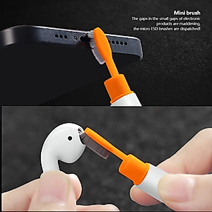 SIN SHINE Keyboard Cleaner 7-in-1 Electronics Cleaner Kit - Laptop Cleaner Keyboard Cleaner Set with Keyboard Brush - Electronic Cleaner Box for PC Monitor, TV, Phone, Computer (BBH01-White)