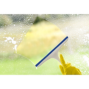 CleanAide All Purpose Squeegee for Window Glass Mirror and Shower Door