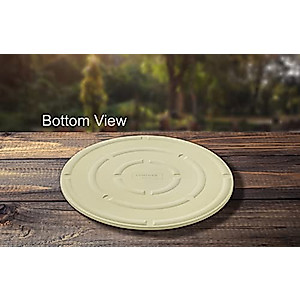 Concord Pizza Stone (2 Pack) with Cordierite Heatwell Technology. Pizza and Bread Baking, Grilling Stone. Durable and Safe (15" Round)