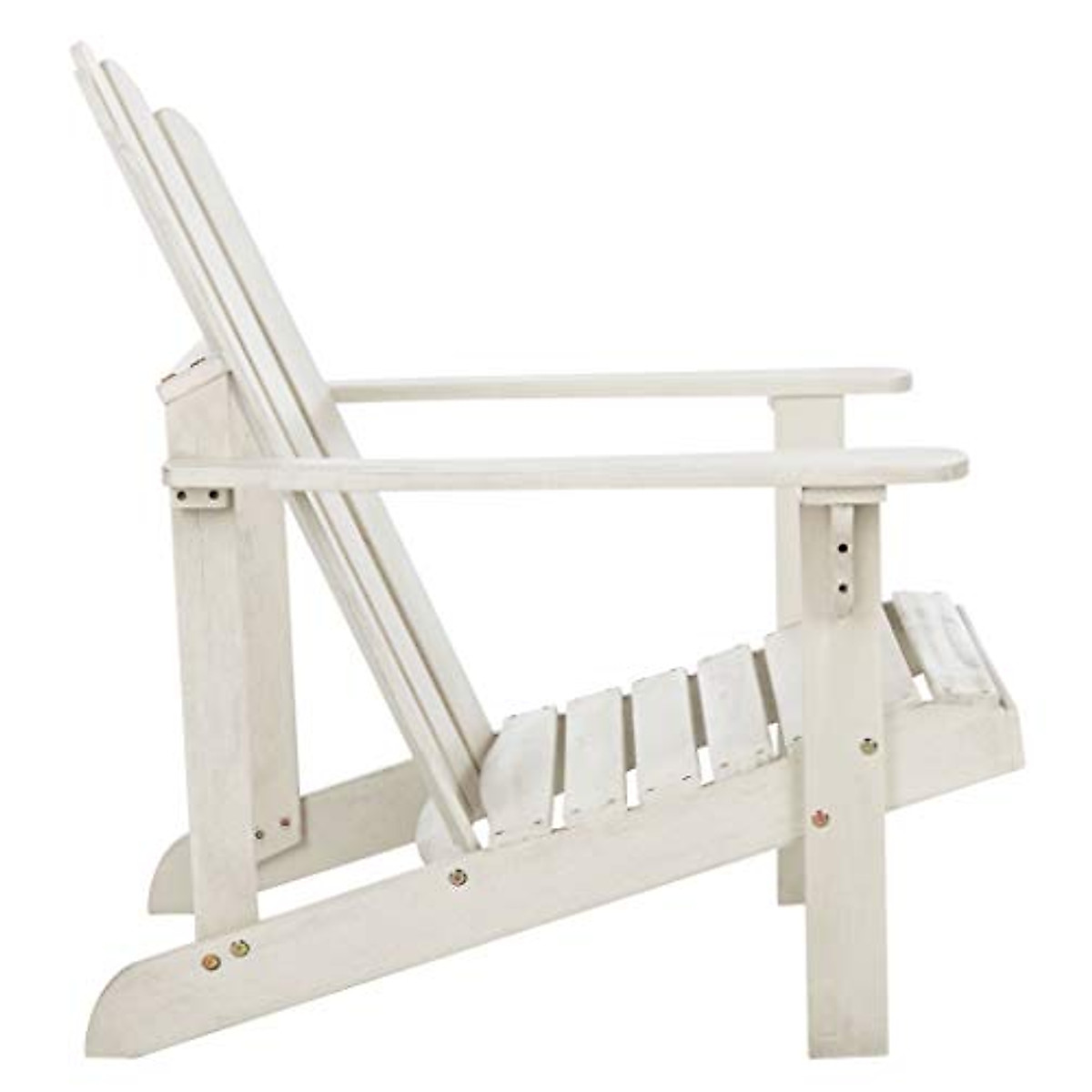 SAFAVIEH Outdoor Topher White Classic Adirondack Chair