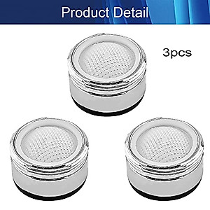 Juvielich 3PCS 24mm Faucet Aerators Faucet Flow Restrictor Replacement Parts Insert Sink Aerator for Bathroom or Kitchen