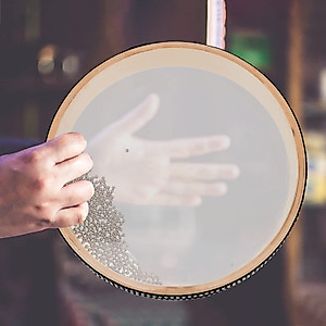 Generic Sea Sound Drum Ocean Drum, 12 Inch Sea Drum Wave Bead Drum with Transparent Drum Heads, Ocean Drum Hand Drum Percussion Instrument for Kids, Adults Sea Drum Instrument (2E34001838TFIAE)