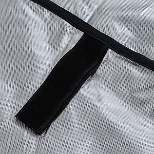 Swing Canopy Replacement, 4 Reinforced Straps Outdoor Swing Canopy Cover 420D Oxford Windproof Fabric for Backyard Coffee