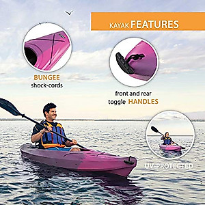 Lifetime Cruze 100 Sit-in Kayak, Orchid Fusion, 10-Foot