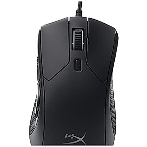 HyperX Pulsefire Raid – Gaming Mouse, 11 Programmable Buttons, RGB, Ergonomic Design, Comfortable Side Grips, Software-Controlled Customization,Black