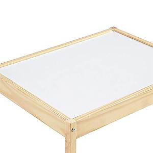 Baby Relax Hunter 3-Piece Kiddy Table & Chair, Natural/White Table Set