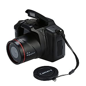 Gspmoly Digital Camera 16MP 2.4 Inch LCD Screen 16X Digital Zoom Digital Camera Small Camera for Teens Students Boys Girls Seniors, A Beginner's First Camera, Document Xmas Family Smile