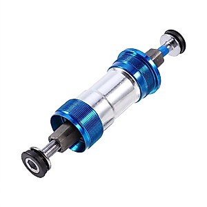 Dilwe Sealed Bottom Bracket Aluminum 68 mm Taper Bottom Bracket with 2 Waterproof Screws for Mountain Bike Repair Replacement Bike Accessory(118mm)