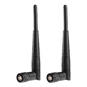 5dBi 2.4GHz WiFi Antenna RP-TNC Male Replacement Antenna Compatible with Trimble Robotic Total Stations TDS Ranger Data Collecter, for Wireless Linksys WiFi Router（Pack of 2）, Eifagur