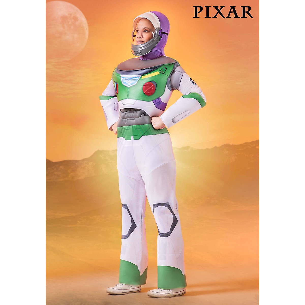Disguise mens Disney Pixar Lightyear Buzz Space Ranger Costume, Official Disney Lightyear Outfit Adult Sized Costumes, As Shown, Men s Size Large 42-46 US