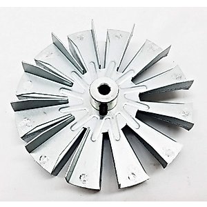 New Compatible Harman, Harmon Combustion Fan Blade 5" Double Paddle 3-20-502221 | AMP-50221 fits P43 P61 P61A P68 PF100 & PF120 PB105