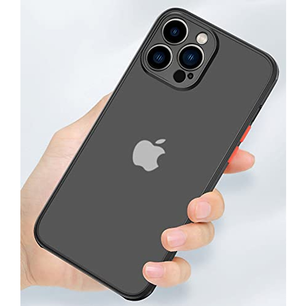 ZEZHOU for iPhone 14 Pro Max Phone Case, Shockproof for iPhone 14 Pro Max Case, Military Grade Drop Protection, Protective Hard Back Slim Translucent Case for iPhone 14 Pro Max 6.7'', Frosted Black