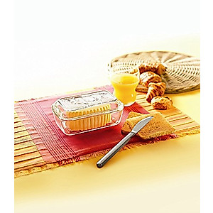 Luminarc Cow Butter Dish, Set of 1, Lid, 1, Clear