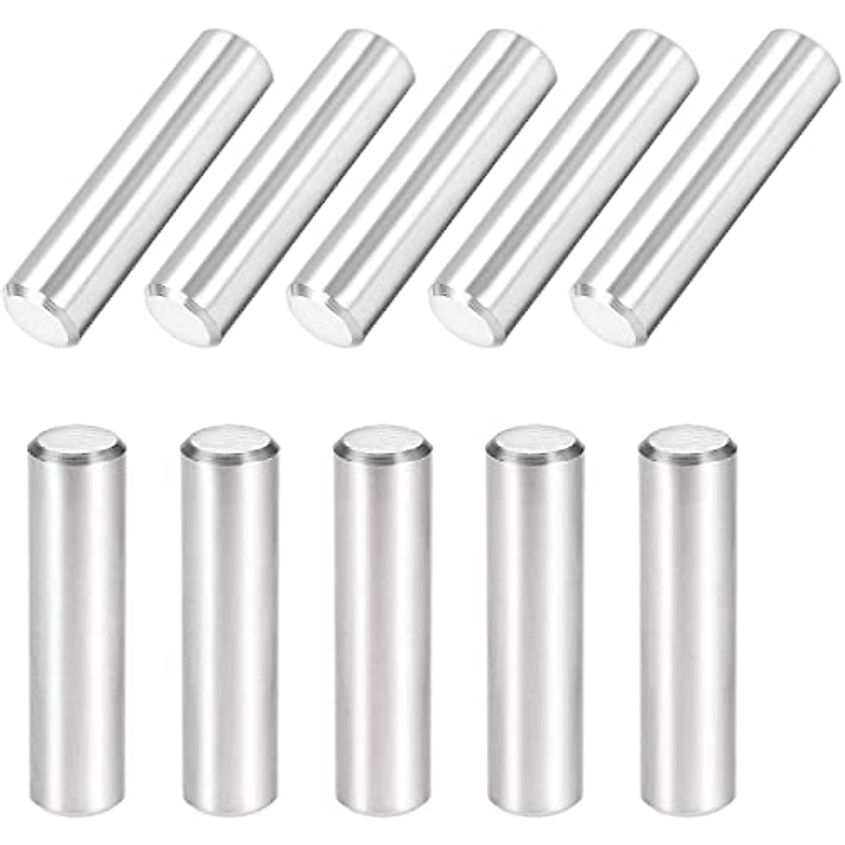 Othim 10 Pcs Stainless Steel Dowel Pins Length 10-22Mm, Dowel Pin Fastener Elements Used on Precise Location, Diameter 12Mm,Length 15mm