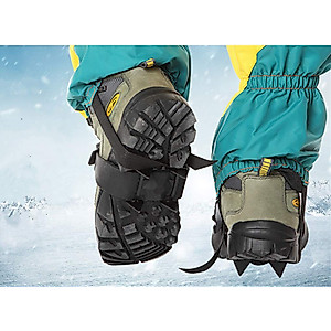 Toasis Ice Claws Snow Grips Spikes Crampons Traction Cleats for Shoes Boots