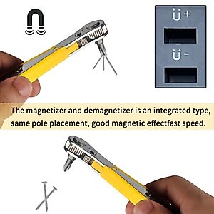 KER 27 in 1 Mini Ratchet Wrench Set with Screwdriver Bits&Socket Wrench-Versatile Tool Set for Daily Maintenance of Household Appliances,Bicycles,TVs - 72 Tooth Offset Ratchet Wrench Bit, Socket Set