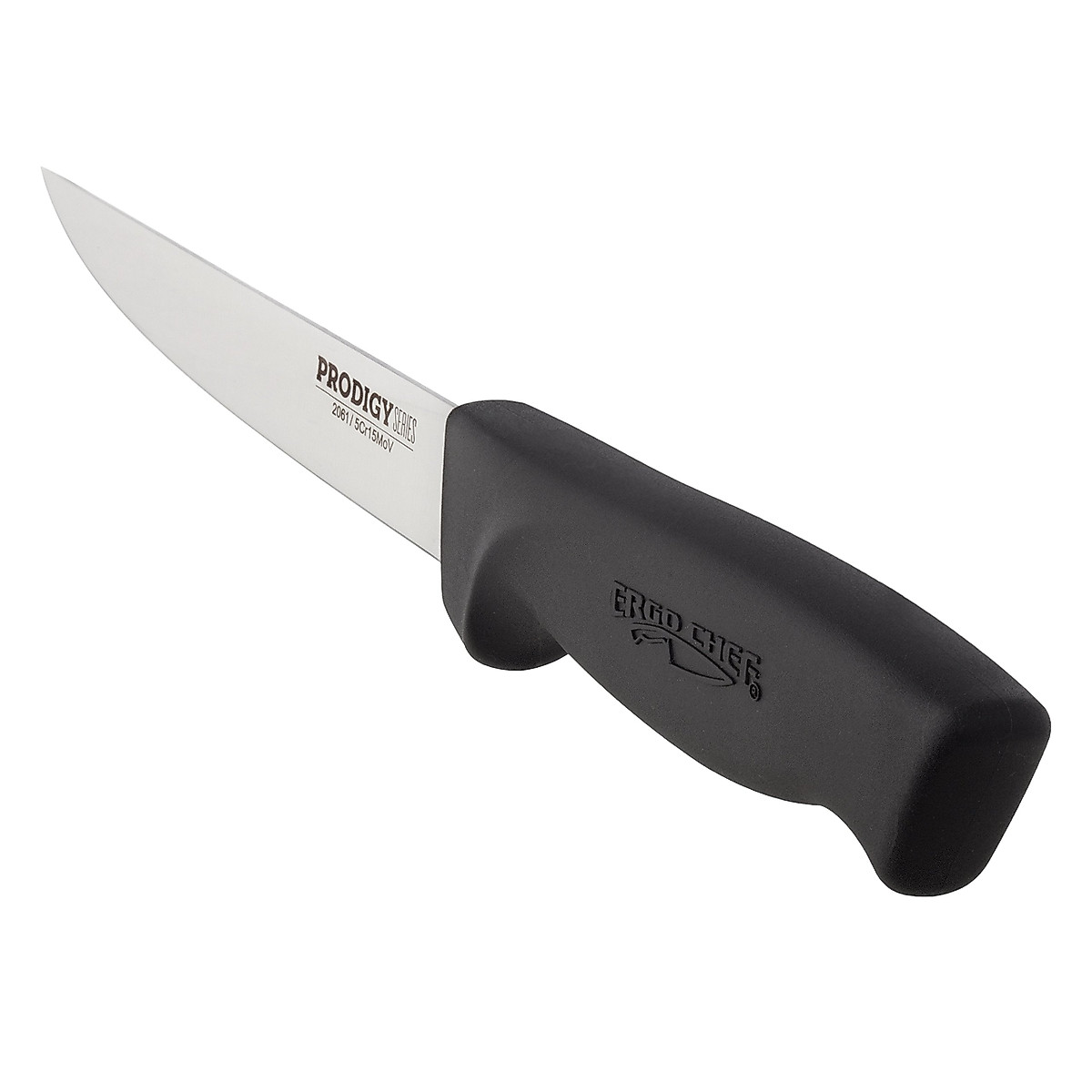 Ergo Chef Prodigy Series 6-Inch Wide Boning Knife - High Carbon Stainless Steel Semi-Stiff Blade – Ergonomic Non-Slip handle