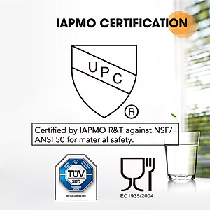 PUREPLUS 5 Micron 10"x2.5" Whole House Pleated Sediment Filter for Well Water, Replacement Cartridge for Universal 10 inch RO System, W50PE, WFPFC3002, SPC-25-1050, FM-50-975, 801-50, WB-50W, 4Pack