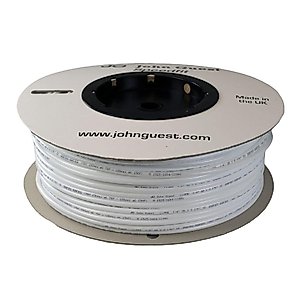 John Guest White 500 ft/roll 1/4" Polyethylene Tube Tubing Drinking Water RO Reverse Osmosis DI Aquarium Pipe LLDPE