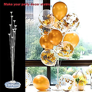 Balloon Stand Base,4 Pack Reusable Weight Bearing Bag for Table Balloon Stand,2.8 Lb Max Each