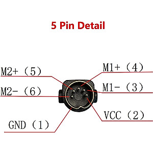 STAIGO Recliner Controller 2 Buttons 5 Pin with Child Lock for Power Recliner Lift Chair Electric Sofa Hand Control Replacement Parts
