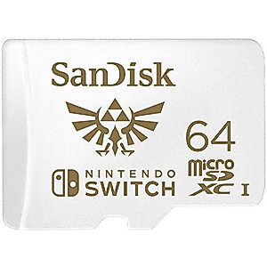 SanDisk 64GB microSDXC Card Licensed for Nintendo-Switch - SDSQXAT-064G-GNCZN