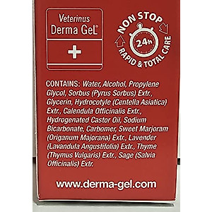 Veterinus Derma GeL Tube 100ml - 3.4fl.oz. (+ 10ml Tube Included)