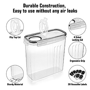 Wildone 8pcs Airtight Storage Containers and 6pcs Cereal Storage Containers