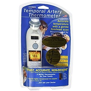 Exergen Temporal Artery Thermometer MODEL# 2000C TAT-2000C Battery (Pack of 2)
