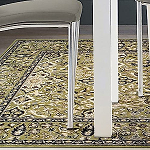 SUPERIOR Radcliffe Collection Area Rug, 8mm Pile Height with Jute Backing, Traditional European Tapestry Design, Fashionable and Affordable Woven Rugs - 8' x 10'