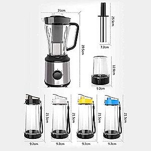 Water cup Electric juicer Blender Blender 22 000Rpm High Speed U200BU200Bblender Ice Crusher With 3 Control Speeds And 1.8L Glass Jar 3 Titanium Alloy Sharp Blades For Ice/Nuts/ ZJ666