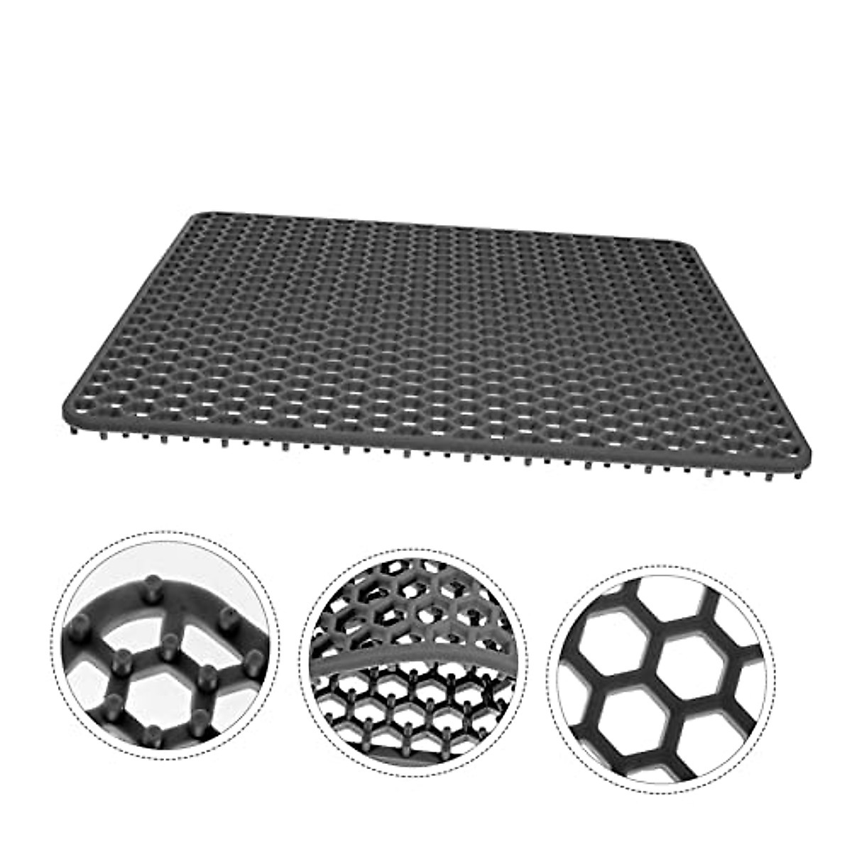 Silicone Table mat Under Sink Organizers and Storage Kitchen Sink Accessories countertop Under Sink mat Kitchen Sink mats Under Sink Storage placemat Silica Gel Pot Rack Dishes