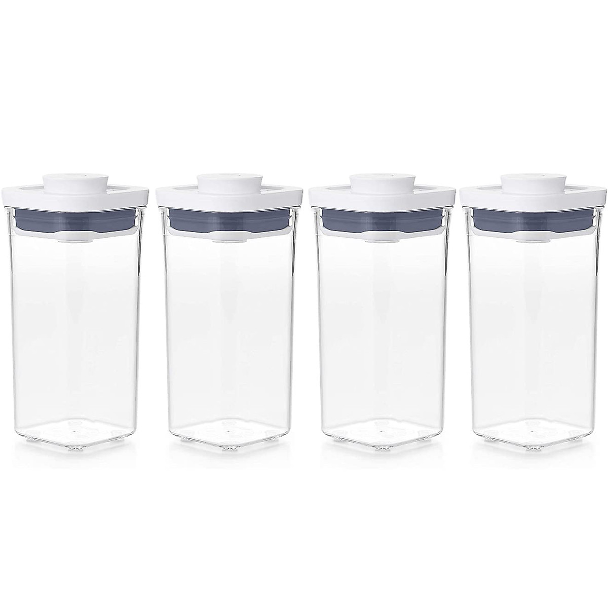 OXO Good Grips POP Container - Airtight Food Storage - 0.5 Qt Square (Set of 4) for Candy and More