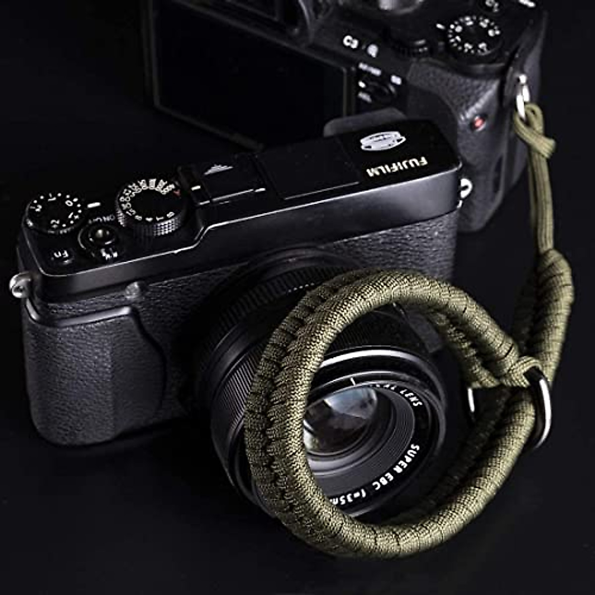 Qiang Ni Camera Wrist Strap: Green Paracord Camera Hand Strap for Dslr or Mirrorless Cameras - Camera Wrist for Photographers Quick Release