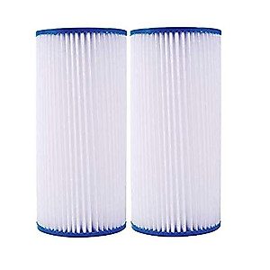 IPW Industries Inc. FXHSC 10" x 4.5" Whole House Water Filter, Compatible with GE FXHSC, Culligan R50-BBSA, Pentek R50-BB and Dupont WFHDC3001, American Plumber W50PEHD, GXWH40L (Pack of 2)