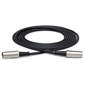 Hosa MID-515 Serviceable 5-Pin DIN to Serviceable 5-Pin DIN Pro MIDI Cable, 15 Feet
