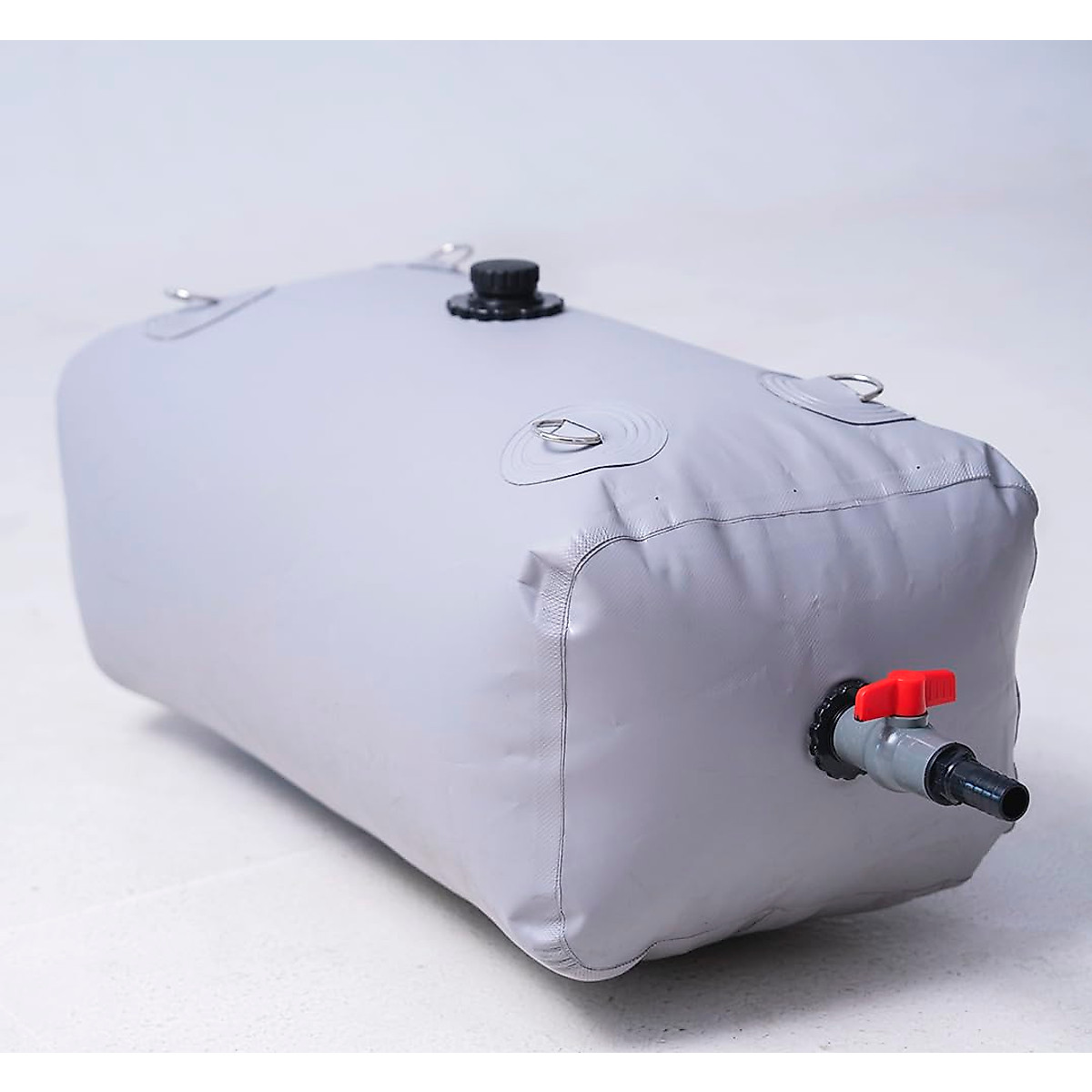 Bathtub Water Storage Bladder, Emergency Large Storage Containers, Portable Water Tanks for Camping, Garden, Outdoor, RV and Emergency Water Storage（29gal,Grey