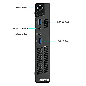 Lenovo ThinkCentre M92p Tiny Desktop - Core i5 Up to 3.6GHz, 8GB RAM, 120GB SSD, Windows 10 Pro (Renewed)