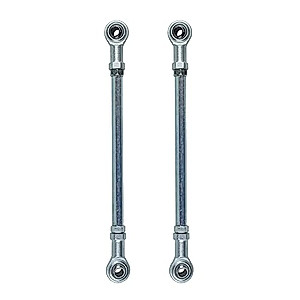 2pcs M8 200mm Inner Outer Steering Tie Rod End Lower Upper Ball Joint Adjustable Sway Bar Assembly for Electric ATV Quad Go Kart